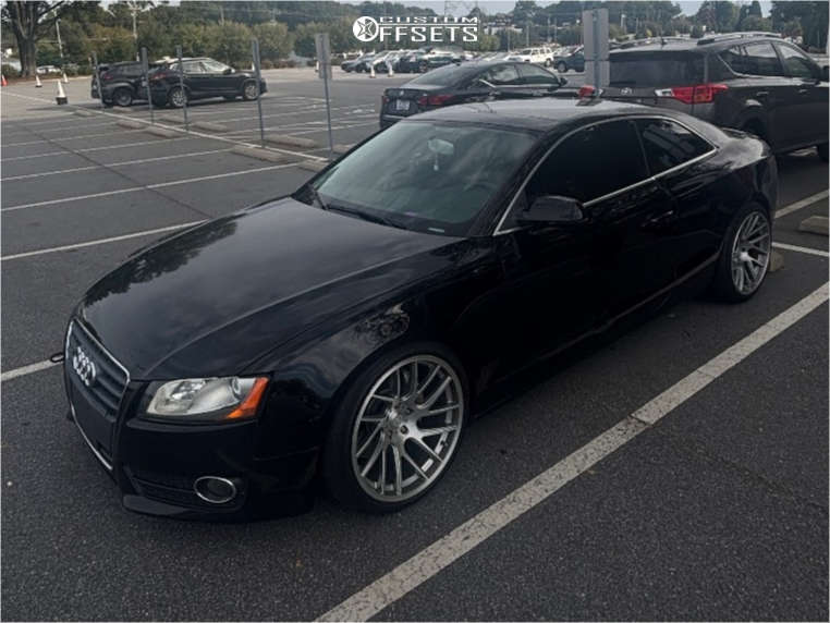 2011 Audi A5 Quattro with 19x9.5 35 Anovia Elder and 275/35R19 Lexani ...