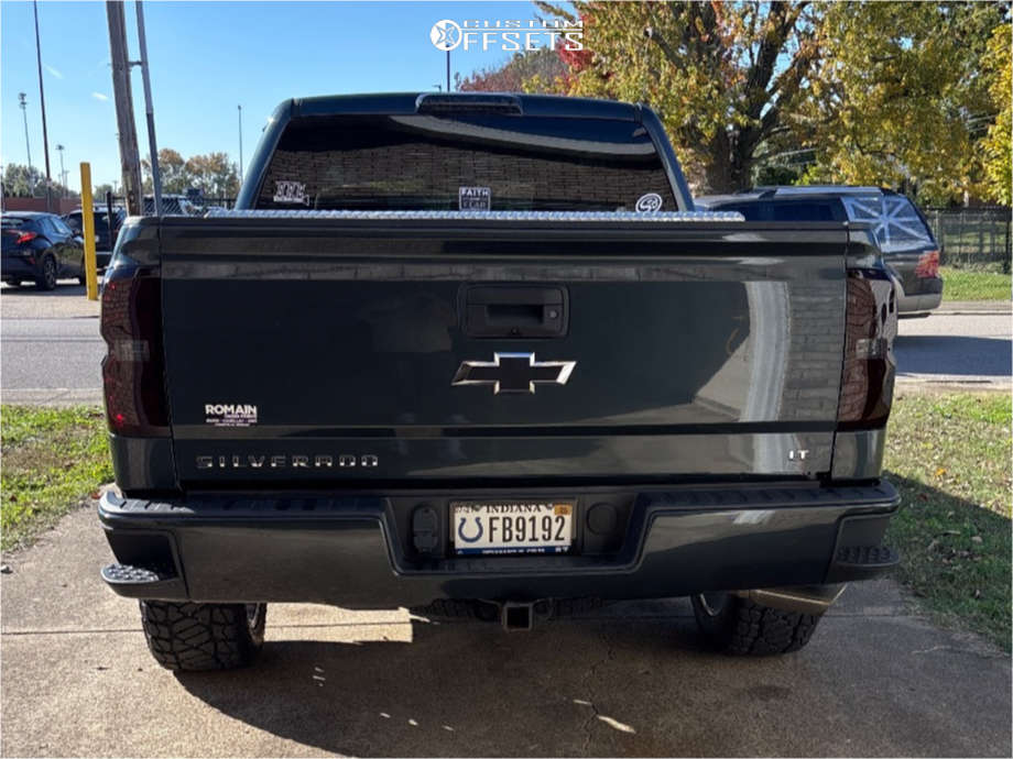 2017 Chevrolet Silverado 1500 with 20x10 0 Xtreme Mudder Xm-355 and 285 ...