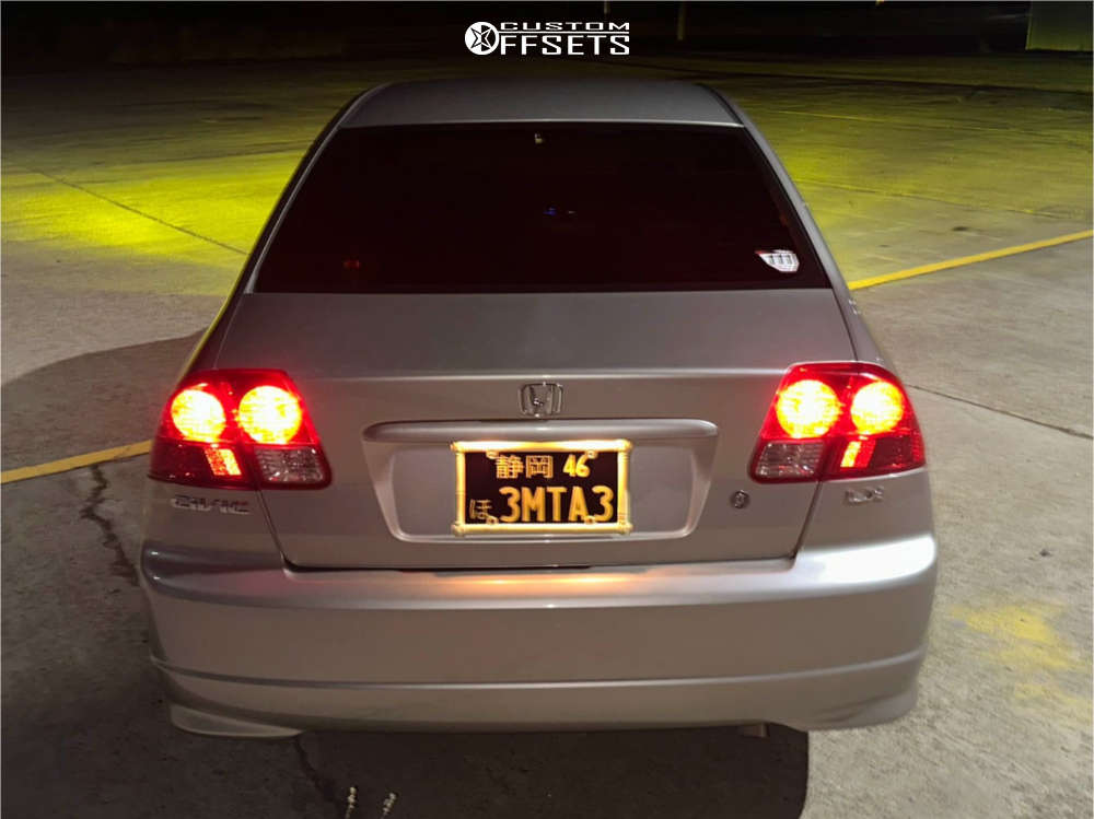 2004 Honda Civic with 16x8 38 Konig Hypergram and 205/50R16 Falken Ziex ...