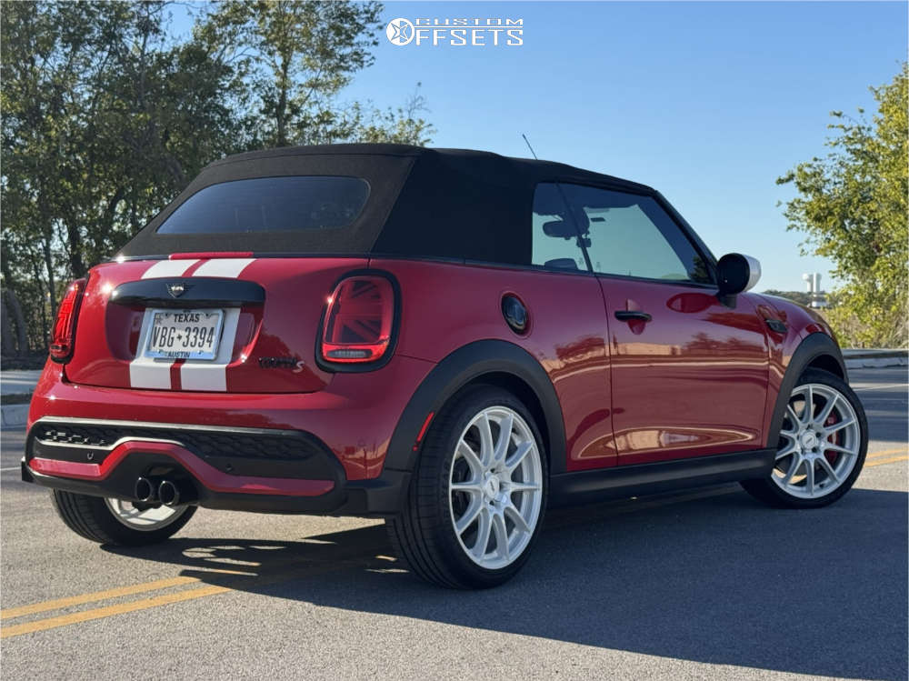 2024 Mini Cooper with 18x8 45 Voxx Cotto and 225/40R18 Goodyear Eagle ...