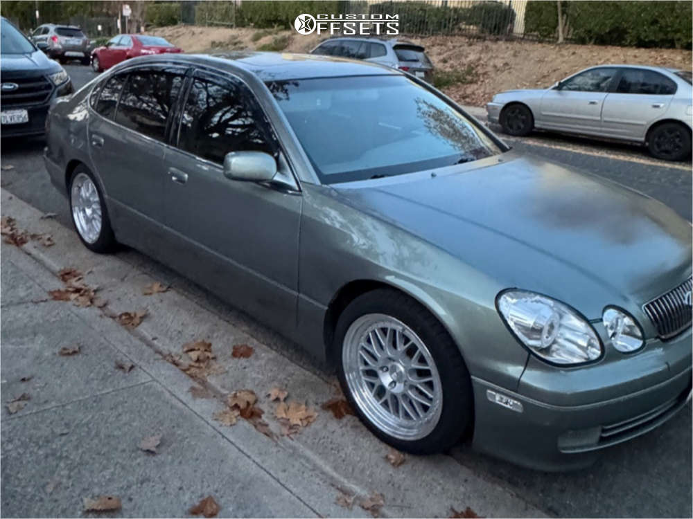 2004 Lexus GS300 with 18x8.5 35 Aodhan Ah02 and 245/40R18 Lexani LXUHP ...