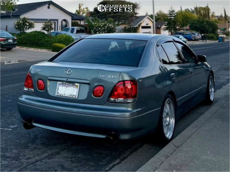 2004 Lexus GS300 with 18x8.5 35 Aodhan Ah02 and 245/40R18 Lexani LXUHP ...