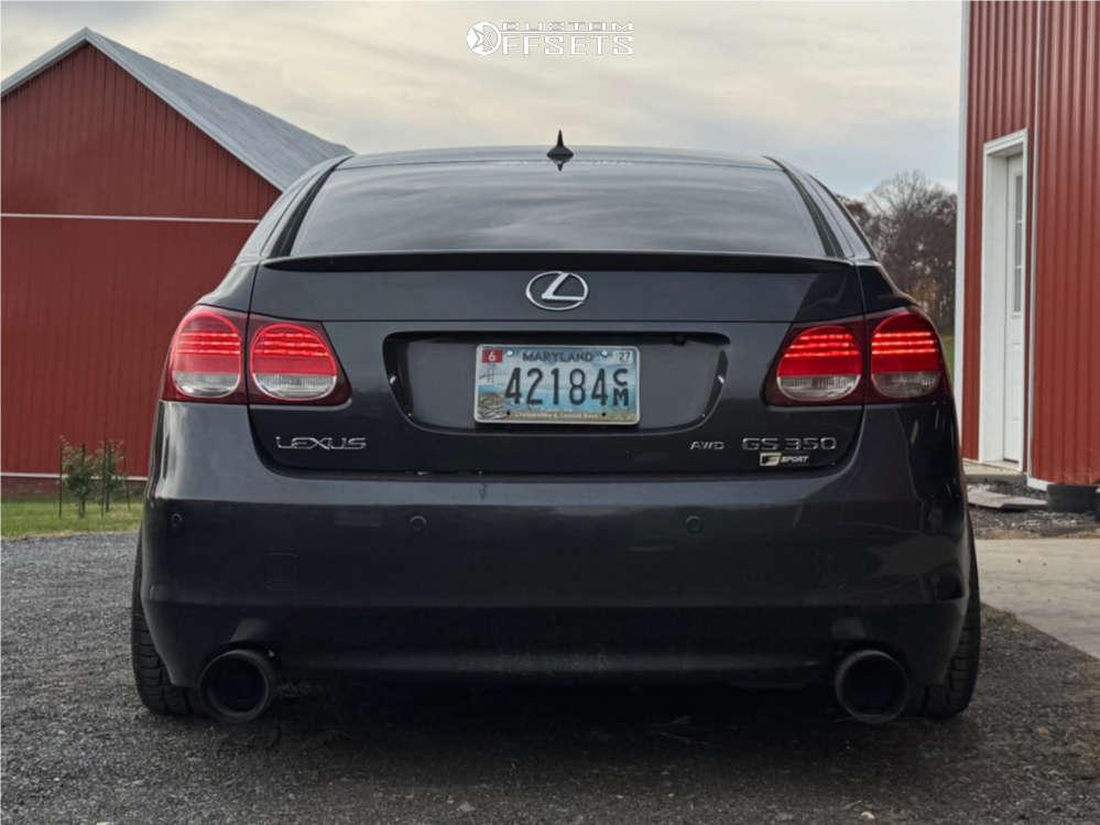 2010 Lexus GS350 with 18x8.5 35 Kansei Astro and 225/40R18 BFGoodrich ...
