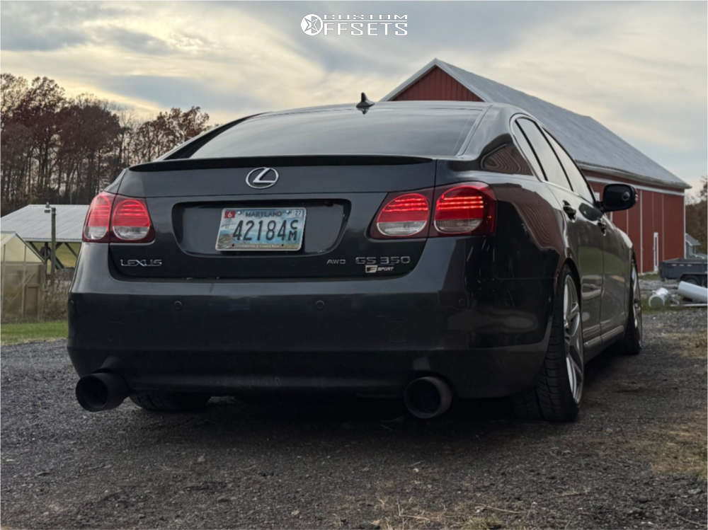 2010 Lexus GS350 with 18x8.5 35 Kansei Astro and 225/40R18 BFGoodrich ...