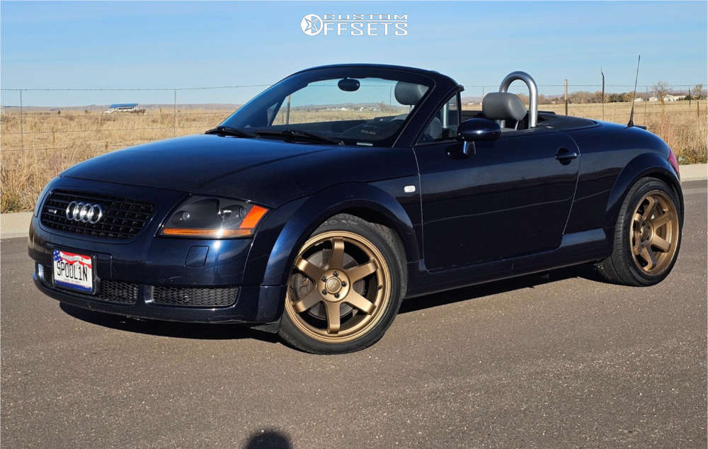 2002 Audi TT Quattro with 18x9.5 35 MST MT01 and 245/40R18 Kumho Ecsta ...