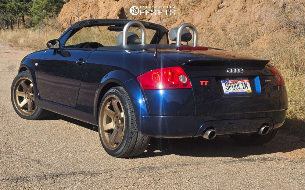2002 Audi TT Quattro with 18x9.5 35 MST MT01 and 245/40R18 Kumho Ecsta ...