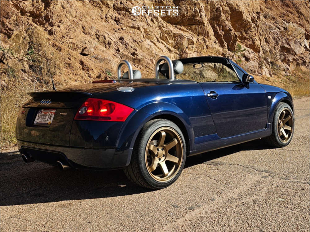 2002 Audi TT Quattro with 18x9.5 35 MST MT01 and 245/40R18 Kumho Ecsta ...