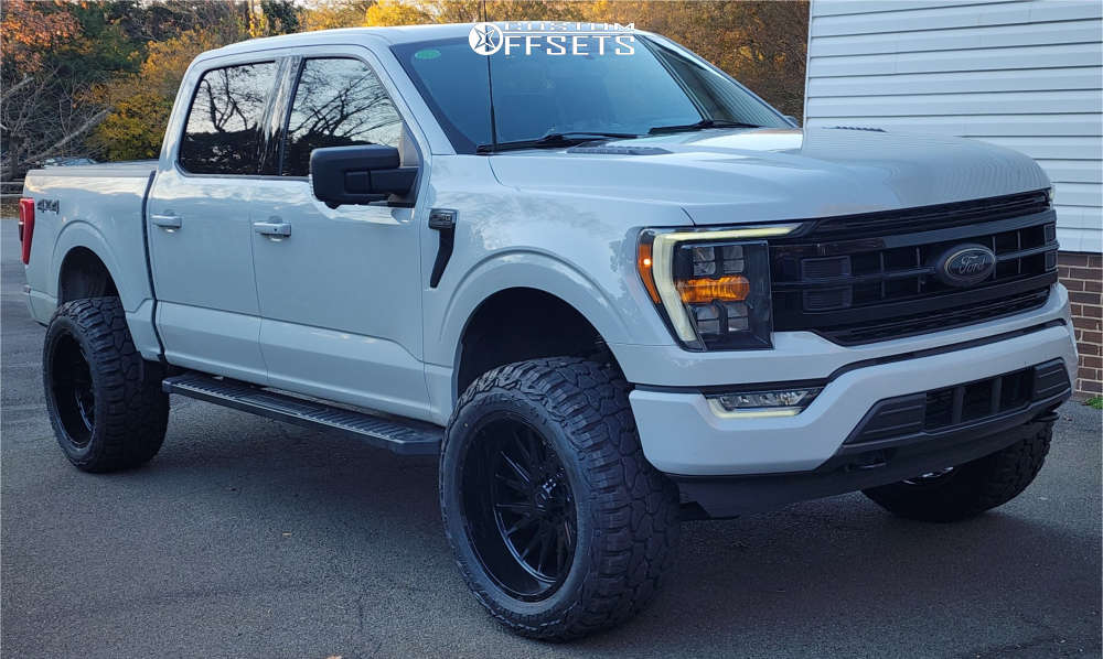 2023 Ford F-150 with 22x12 -44 TIS 547b and 35/12.5R22 Falken Wildpeak ...