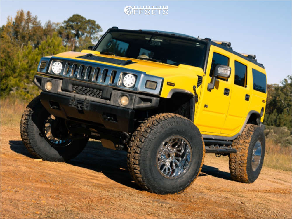 2005 Hummer H2 with 20x9 12 Vision Brawl and 42/14.5R20 Milestar ...