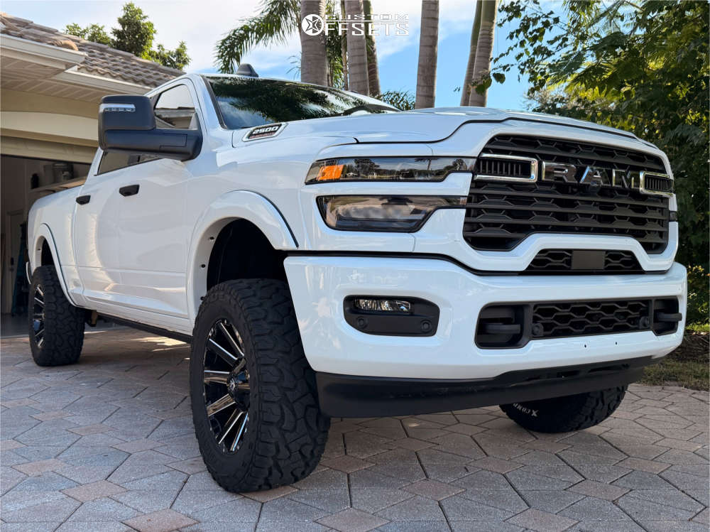 2025 Ram 2500 with 20x9 1 Fuel Contra and 35/12.5R20 Gladiator X Comp ...