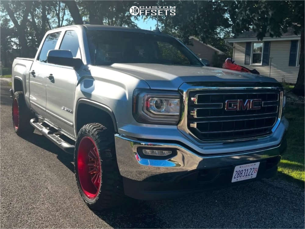 2018 GMC Sierra 1500 with 22x10 -19 Vision Riot and 33/12.5R22 Fury ...