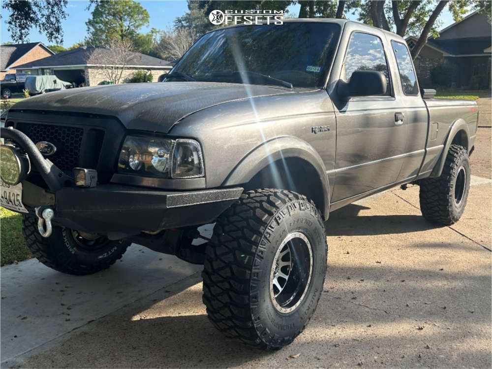 2005 Ford Ranger with 15x10 -44 Full Throttle Ft-5092 and 33/12.5R15 ...