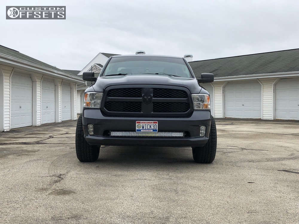 2014 Ram 1500 with 20x12 -51 Vision Rocker and 285/55R20 Road One ...