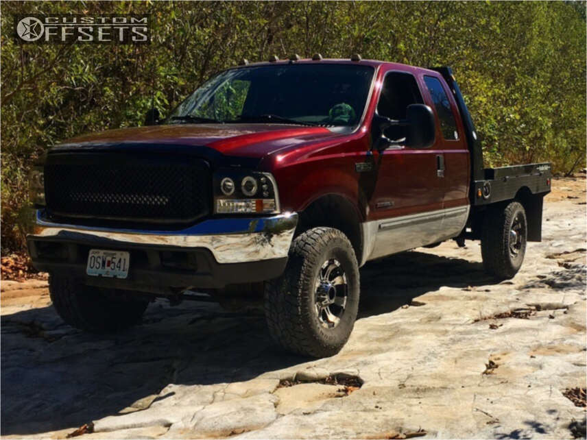 2000 Ford F-350 Super Duty with 16x8 0 Raceline Raptor and 295/75R16 ...