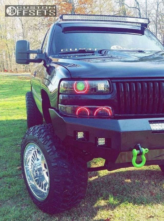 2001 Chevrolet Silverado 1500 with 22x14 -76 Specialty Forged SF-007 ...