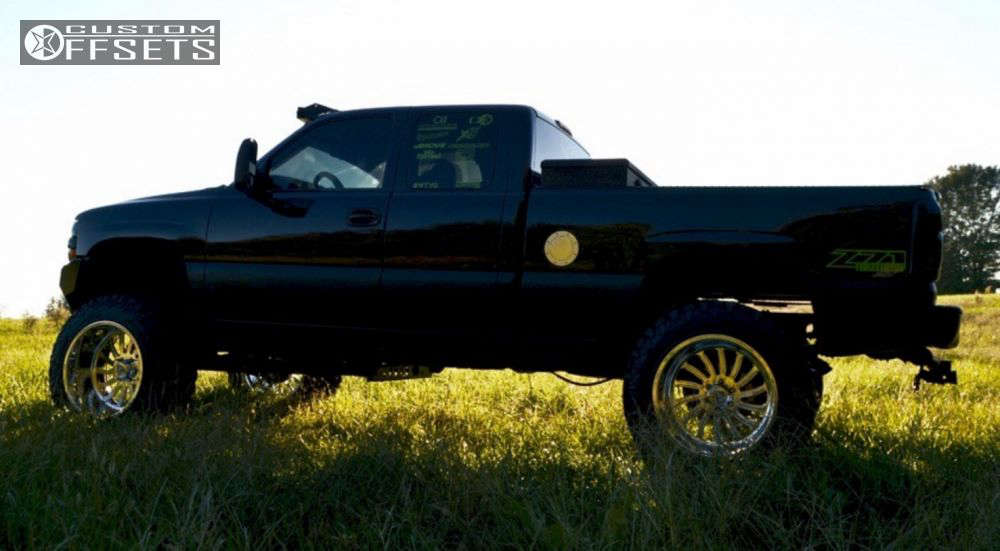 2001 Chevrolet Silverado 1500 with 22x14 -76 Specialty Forged SF-007 ...