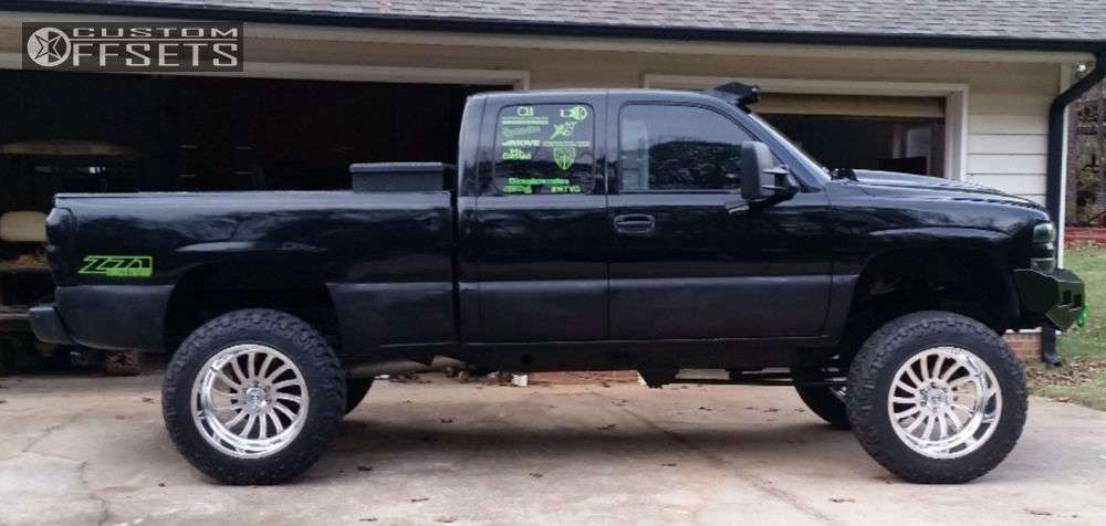 2001 Chevrolet Silverado 1500 with 22x14 -76 Specialty Forged SF-007 ...