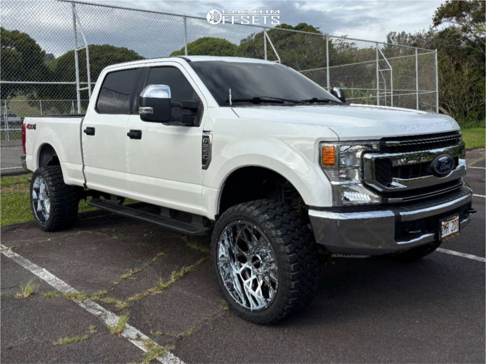 2022 Ford F-250 Super Duty with 24x12 -51 Vision Rocker and 35/13.5R24 ...