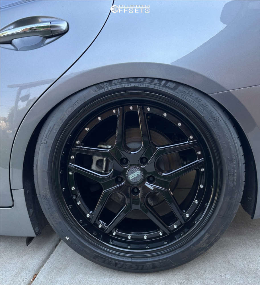 2019 INFINITI Q50 with 19x8.5 30 ESR Cs15 and 245/40R19 Michelin Pilot ...