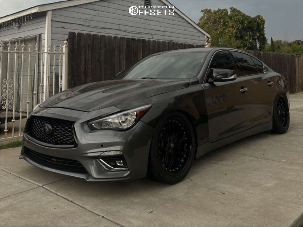 2019 INFINITI Q50 with 19x8.5 30 ESR Cs15 and 245/40R19 Michelin Pilot ...