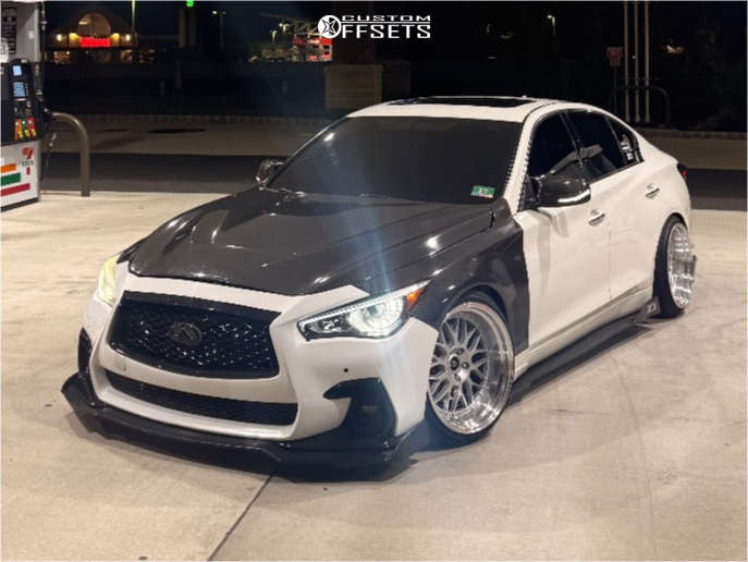 2014 INFINITI Q50 with 19x11 22 Aodhan Ah02 and 245/35R19 Lexani Lx ...