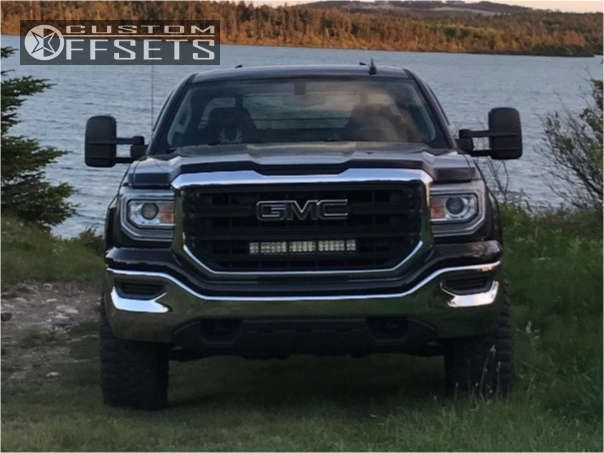 2016 GMC Sierra 1500 with 20x9 0 LRG 104 and 33/12.5R20 Ginell Gn3000 ...