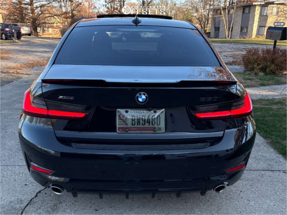 2021 BMW 330i XDrive with 19x8.5 35 Aodhan Aff7 and 245/35R19 Nitto Neo ...