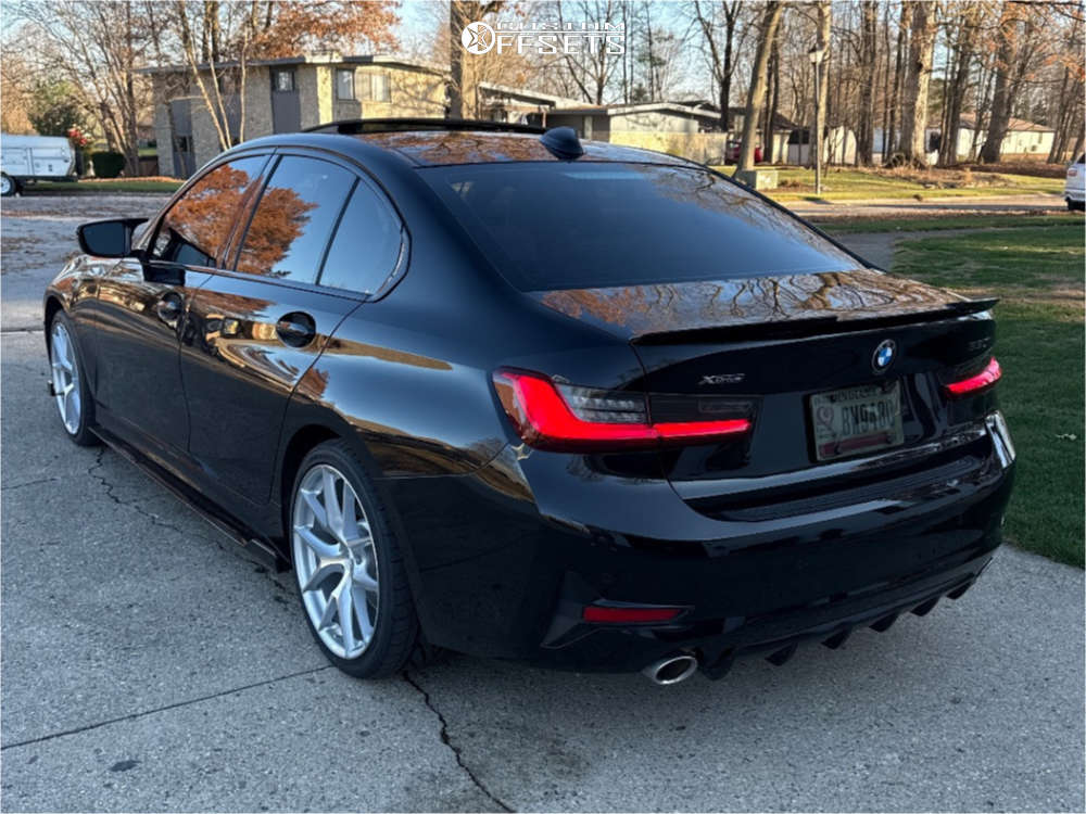 2021 BMW 330i XDrive with 19x8.5 35 Aodhan Aff7 and 245/35R19 Nitto Neo ...