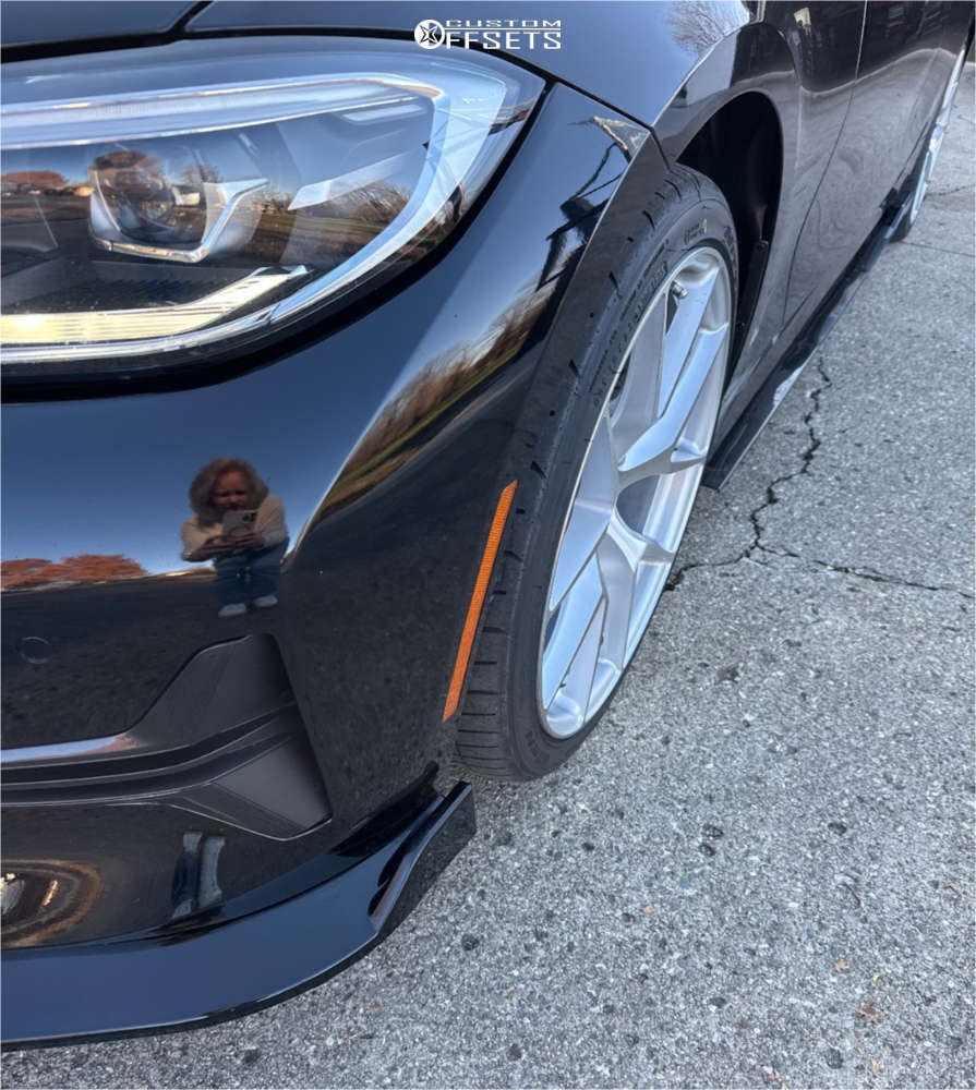2021 BMW 330i XDrive with 19x8.5 35 Aodhan Aff7 and 245/35R19 Nitto Neo ...