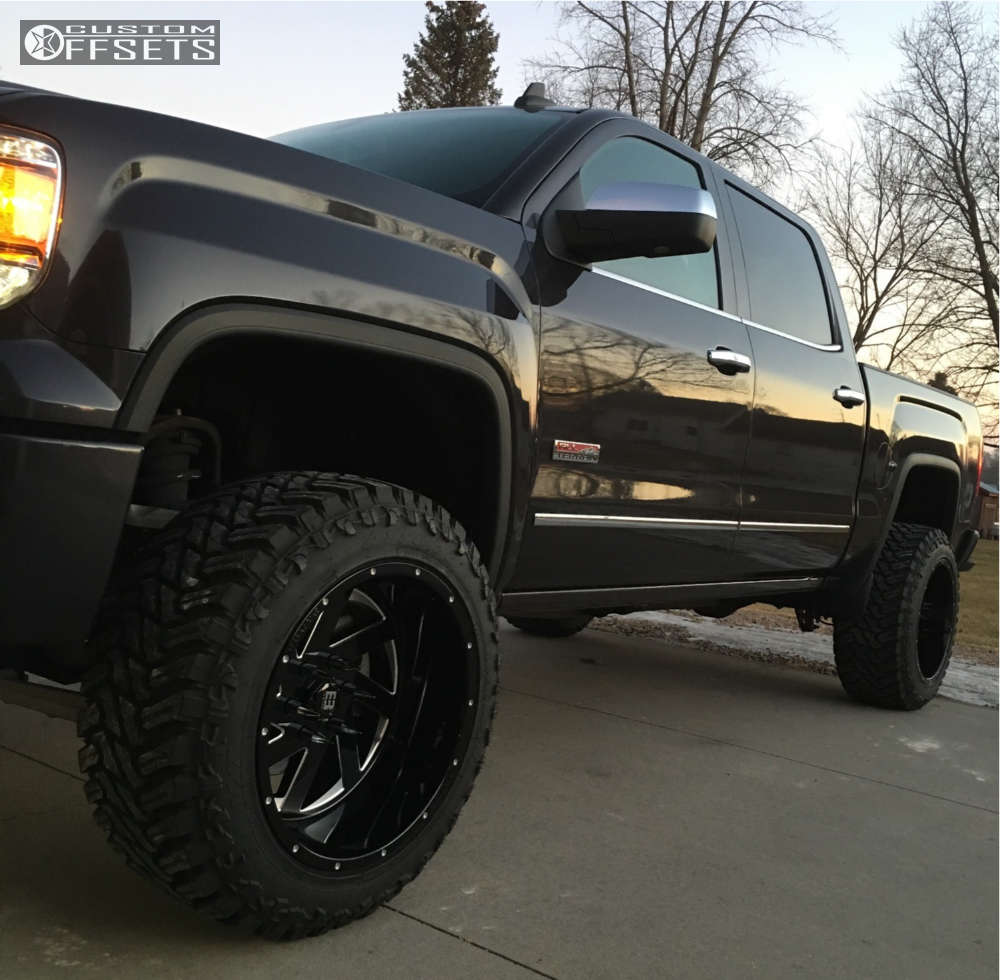 2015 GMC Sierra 1500 with 20x12 -44 Brute Reaper and 33/12.5R20 Atturo ...