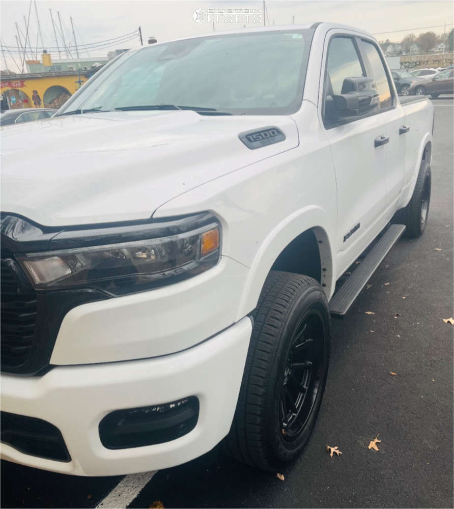 2025 Ram 1500 with 20x10 -24 Mayhem Intrepid and 275/55R20 Bridgestone ...