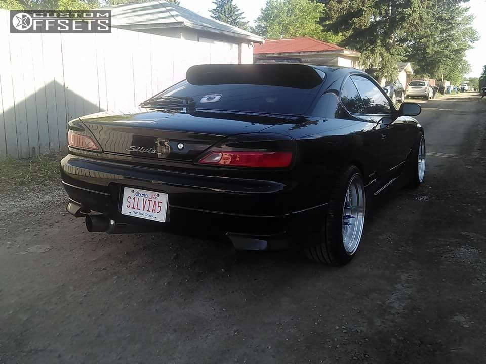 1999 Nissan 200SX with 18x9.5 25 Niche Project and 235/40R18 Black Lion ...