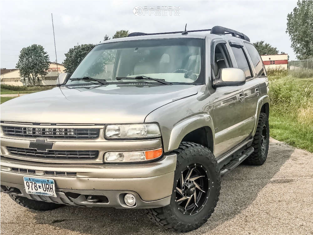 2002 Chevrolet Tahoe with 17x9 -12 Red Dirt Road Vortex and 33/12.5R17 ...