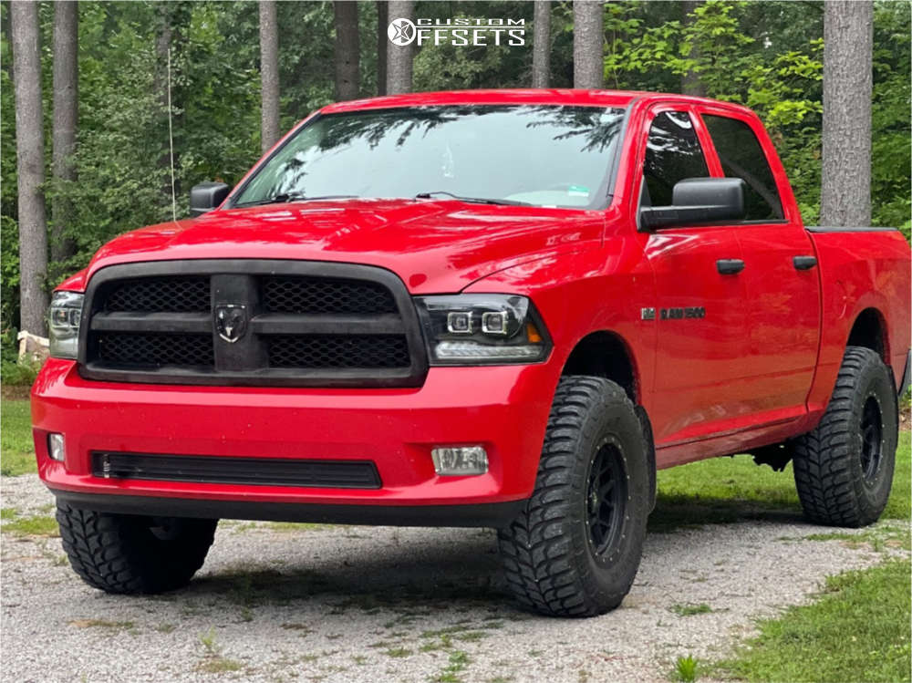 2012 Ram 1500 with 17x9 0 Rock Forged Ff15 and 35/12.5R17 Crosswind ...