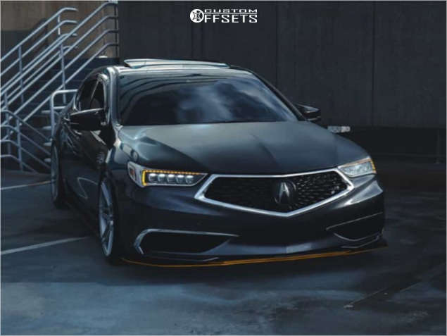 2020 Acura TLX with 20x10.5 40 Ferrada F8-fr6 and 245/35R20 Pirelli ...