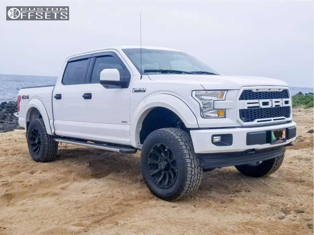 2017 Ford F-150 with 20x9 -12 Black Rhino Sidewinder and 35/12.5R20 Pro ...