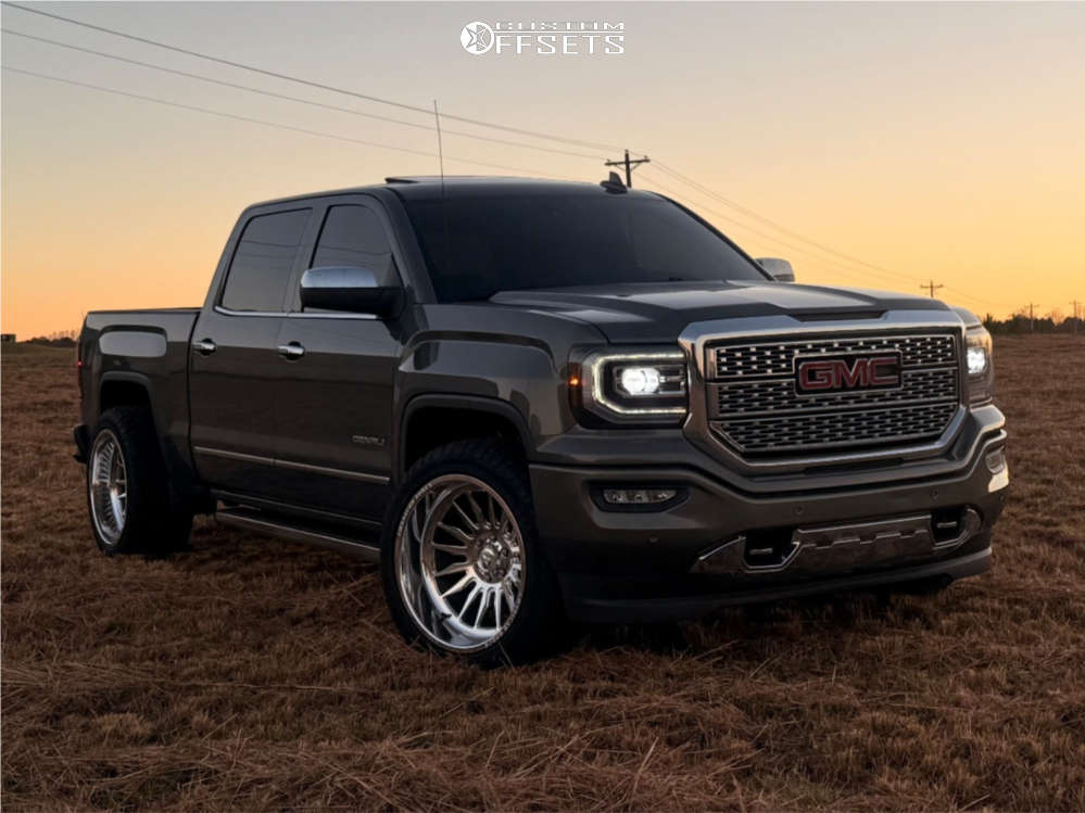 2017 GMC Sierra 1500 with 22x12 -55 American Force Provoke Cc and 305 ...