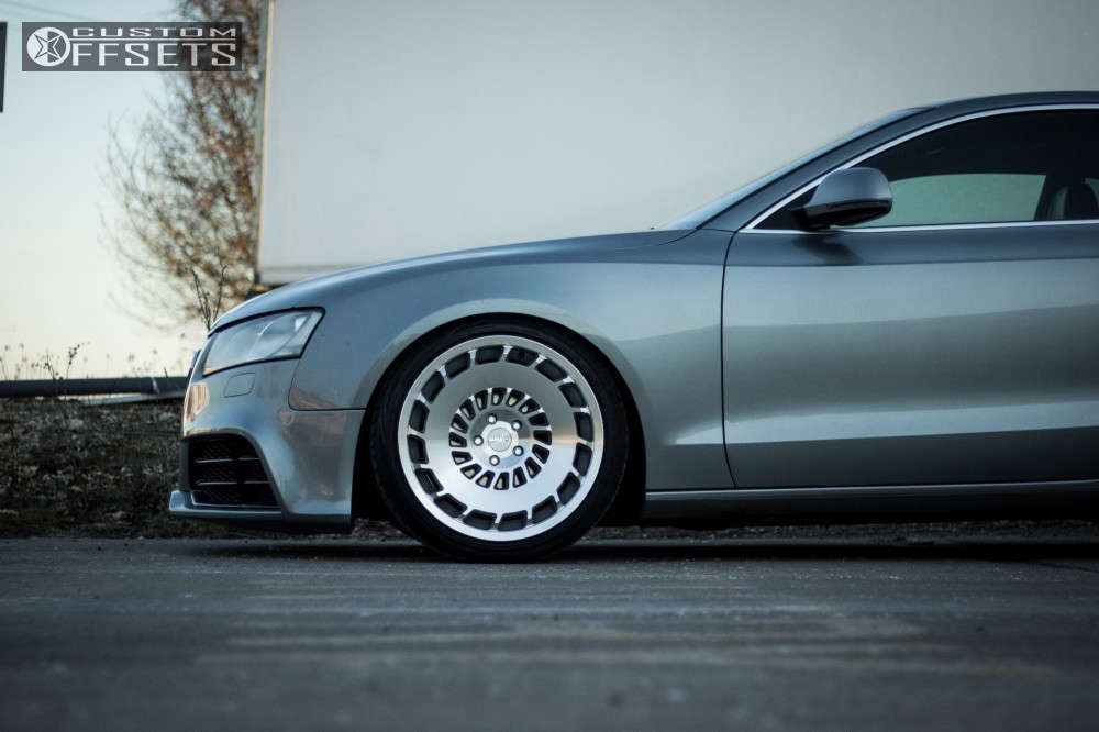 2009 Audi A5 with 19x10 35 Rotiform Ccv and 245/35R19 Bridgestone and ...