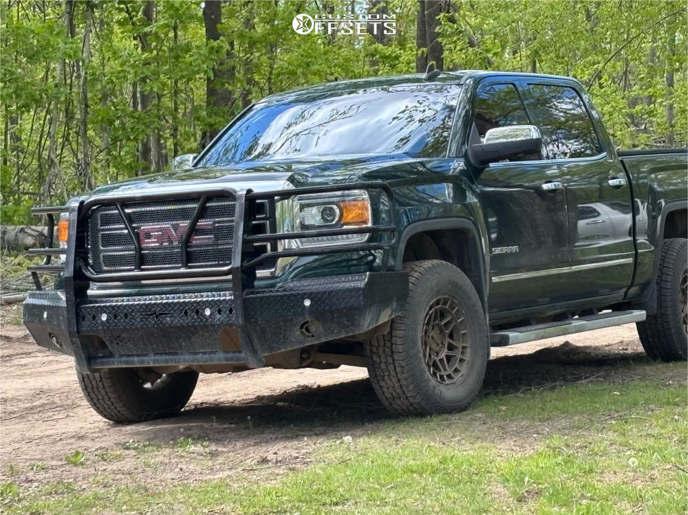 2015 GMC Sierra 1500 with 17x8.5 0 Anthem Off-Road Valor and 285/70R17 ...