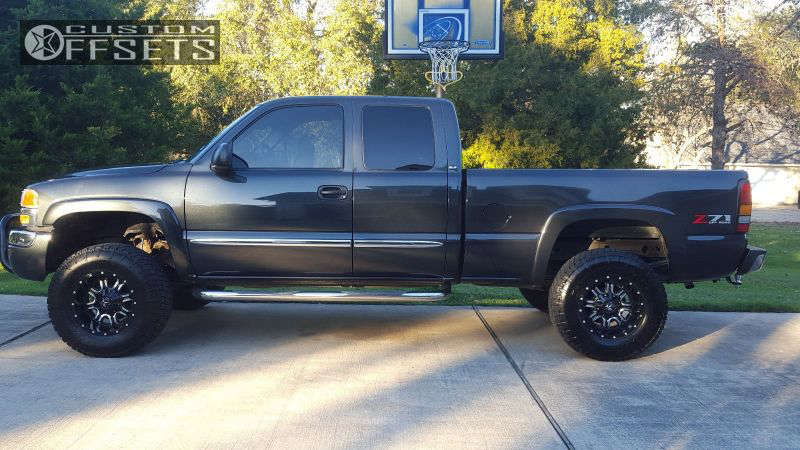 2004 GMC Sierra 1500 with 17x9 -12 TIS 535MB and 295/70R17 Nitto Terra ...