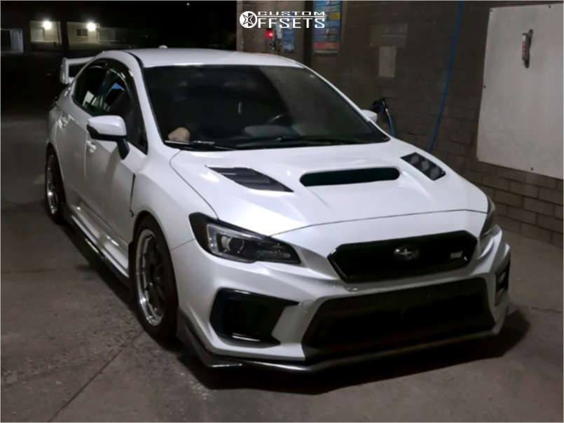 2020 Subaru WRX STI with 18x8.5 35 Konig Hypergram and 245/40R18 ...