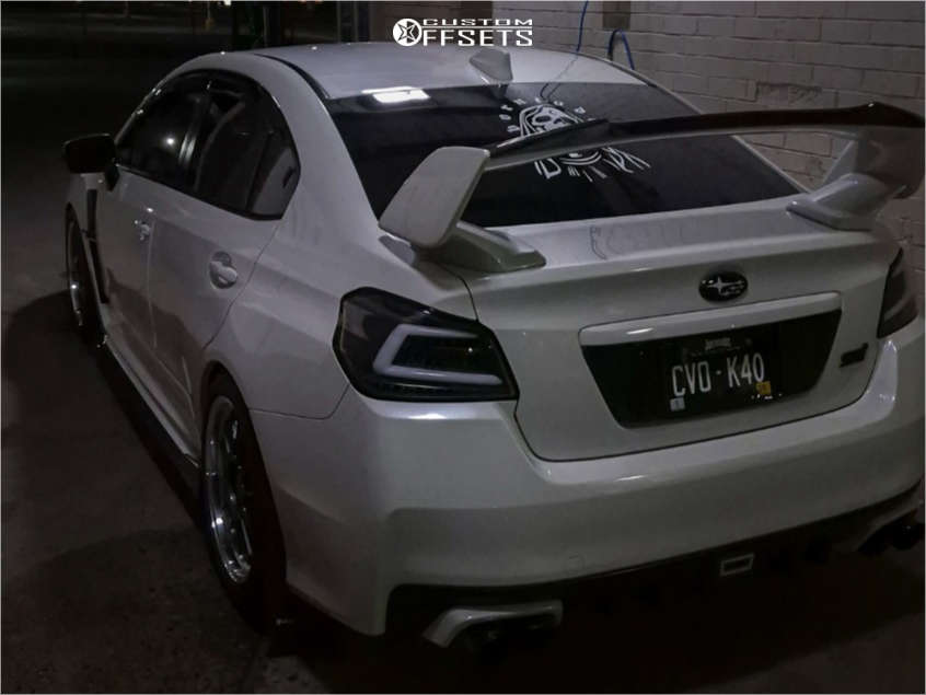 2020 Subaru WRX STI with 18x8.5 35 Konig Hypergram and 245/40R18 ...