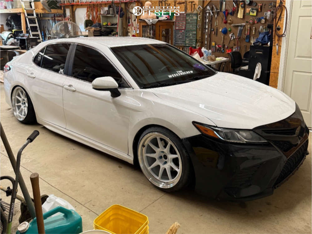 2018 Toyota Camry with 19x11 18 Konig Countergram and 225/35R19 Venom ...