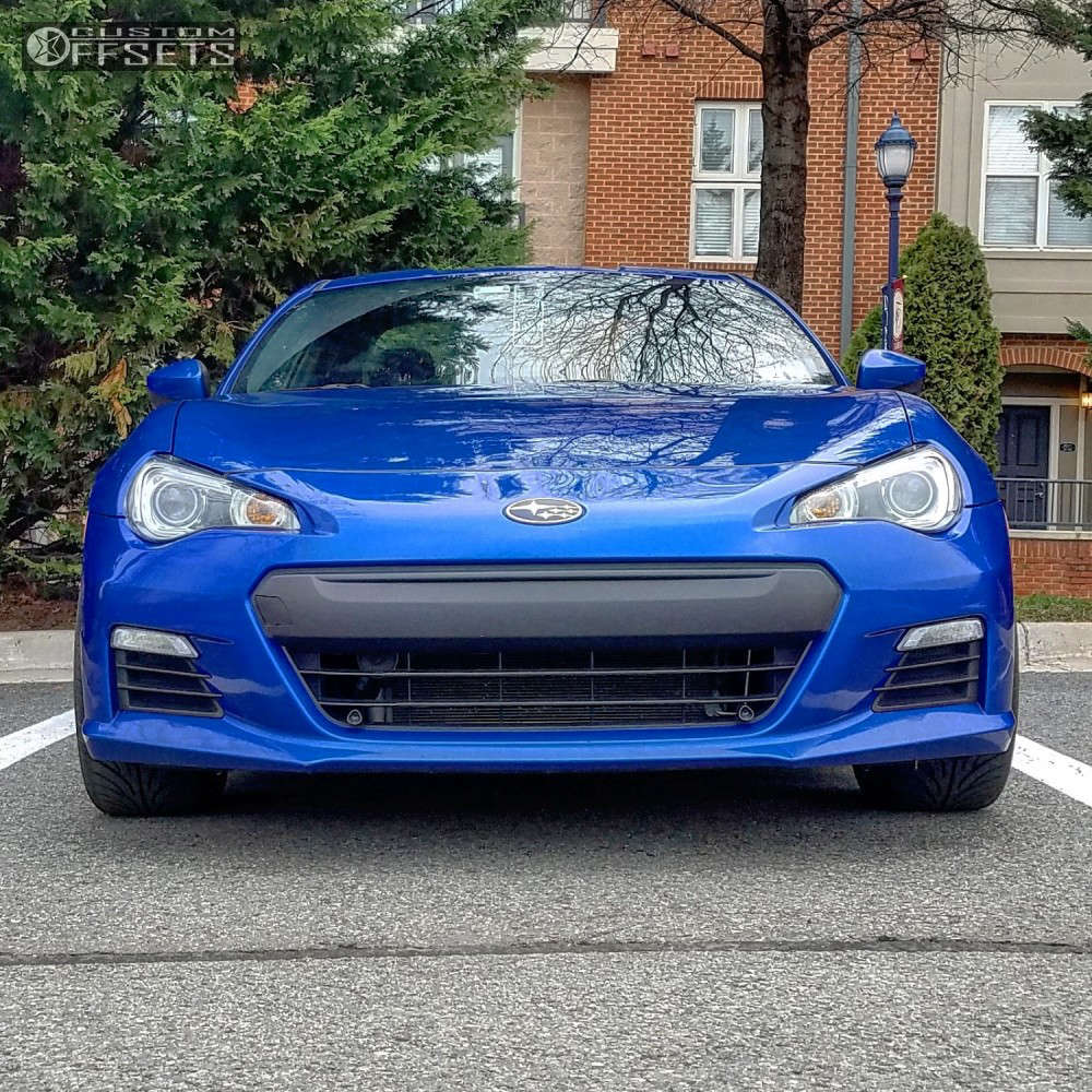 2015 Subaru BRZ with 18x9 30 ESR Rf2 and 245/45R18 Sumitomo Htr Z Ii ...
