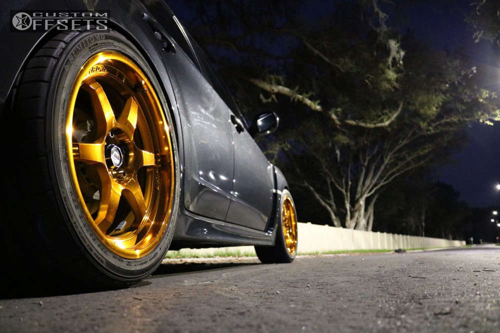 2013 Subaru WRX with 18x9 35 Cosmis Racing XT-006R and 265/35R18 ...