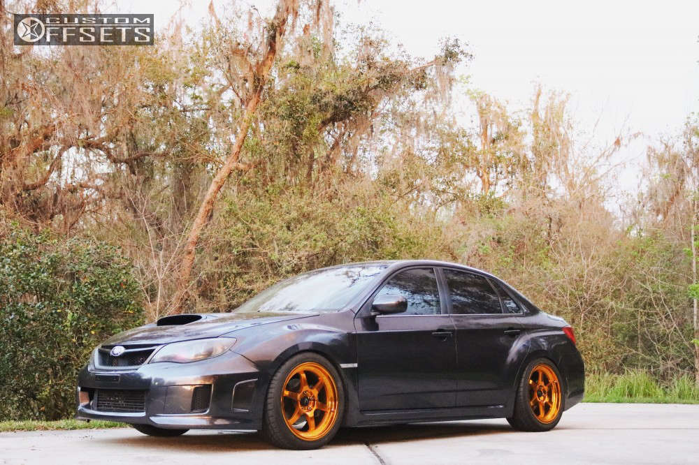 2013 Subaru WRX with 18x9 35 Cosmis Racing XT-006R and 265/35R18 ...