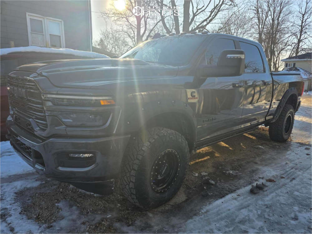 2025 Ram 2500 with 17x8.5 0 Method Mr305 and 285/75R17 Nitto Ridge ...