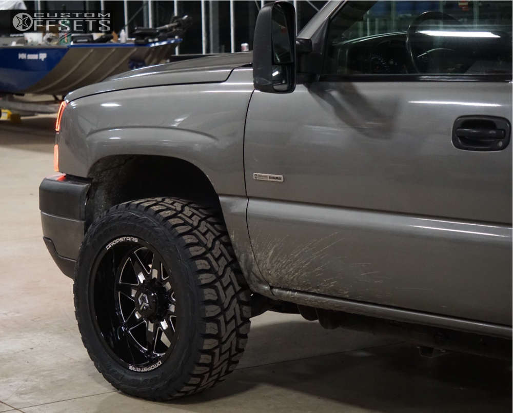 2007 Chevrolet Silverado 2500 HD Classic with 20x10 -25 Dropstars 655bm ...