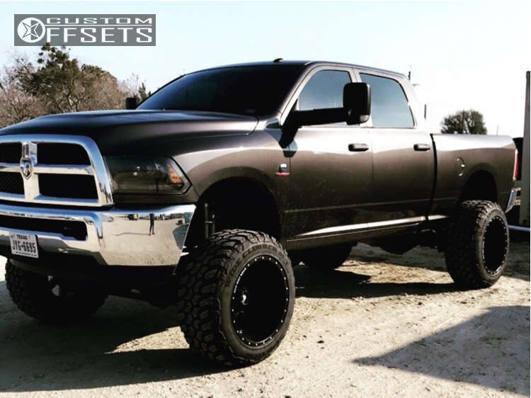 2017 Ram 2500 with 22x14 -76 Red Dirt Road Rd01 and 37/13.5R22 Suretrac ...