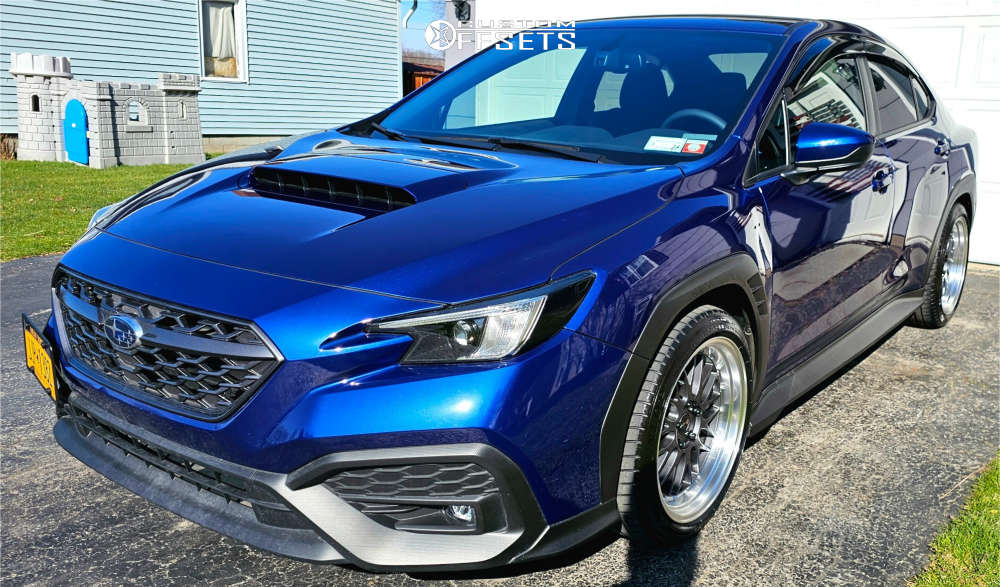 2023 Subaru WRX with 18x9 35 Vors Vr8 and 245/40R18 Dunlop Sp Sport ...